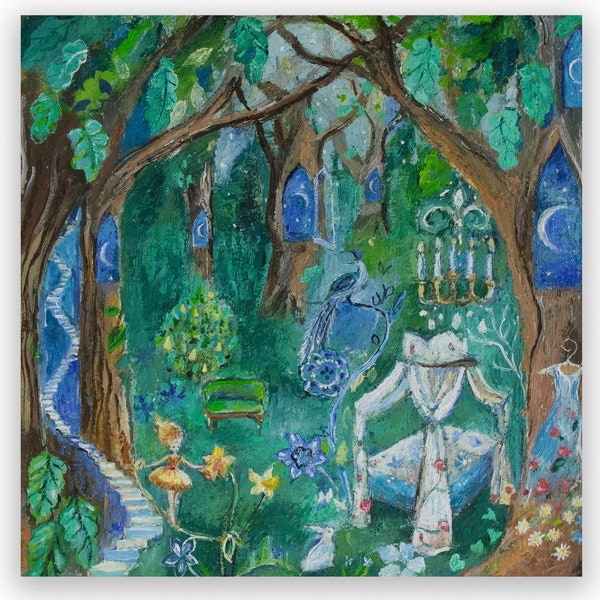 Fairy Tale Painting - Etsy