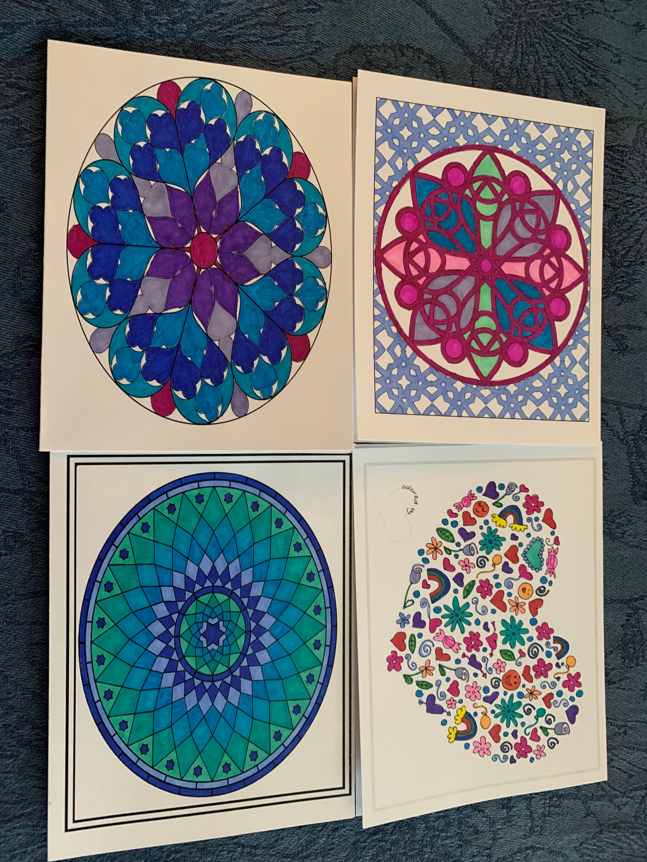 Color Your Own Greeting Cards (set #7) - Etsy