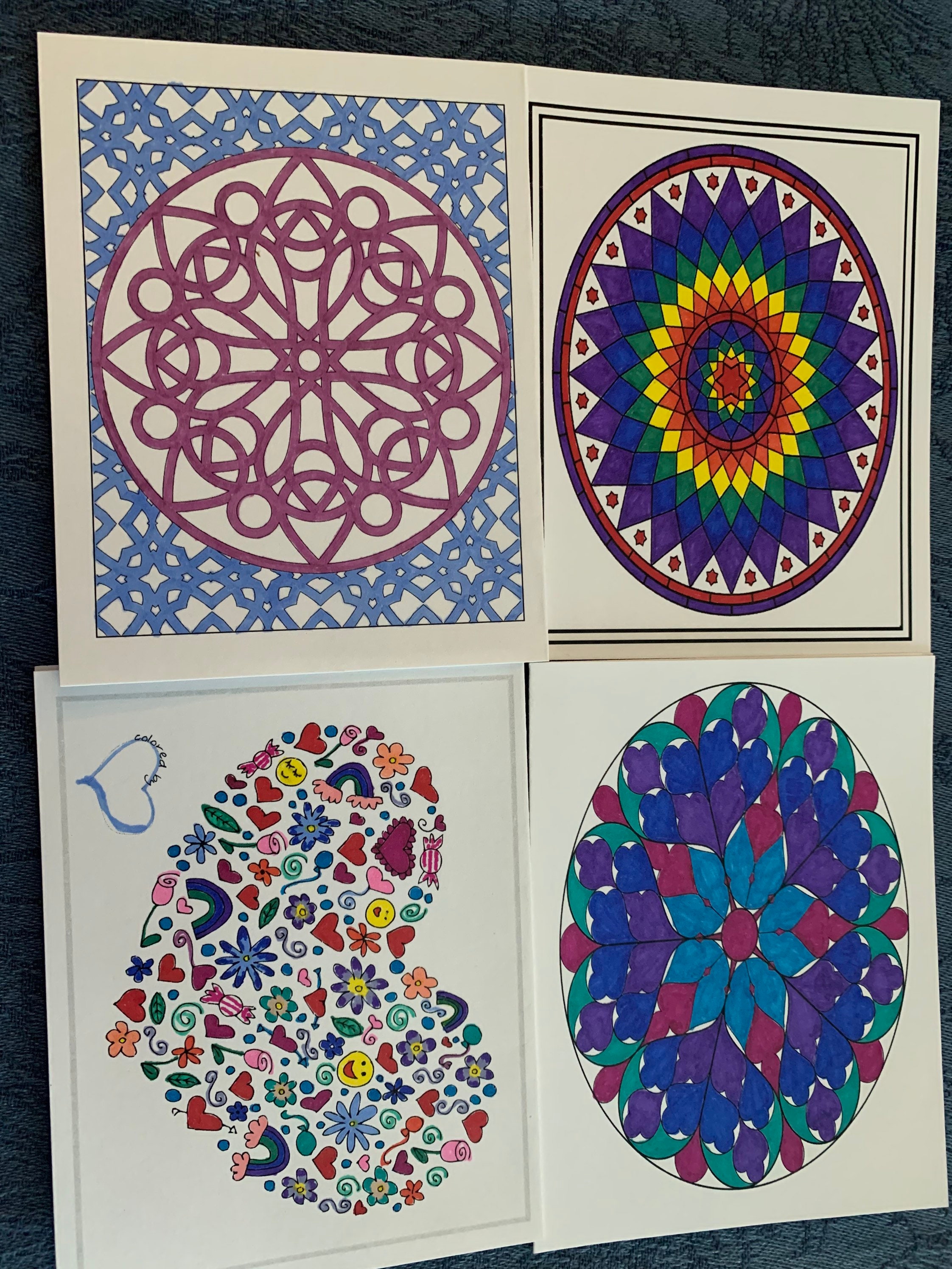 Color Your Own Greeting Cards (set #7) - Etsy