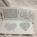 Color Your Own Greeting Cards (valentine and Love) - Etsy