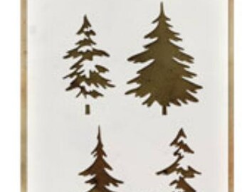 Woodland stencils | Etsy