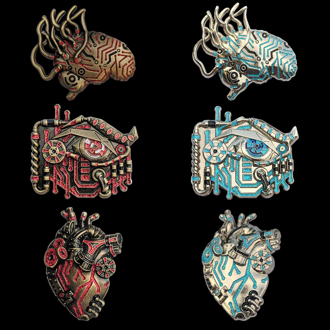 3D Bionic Set Hat Pins - Etsy