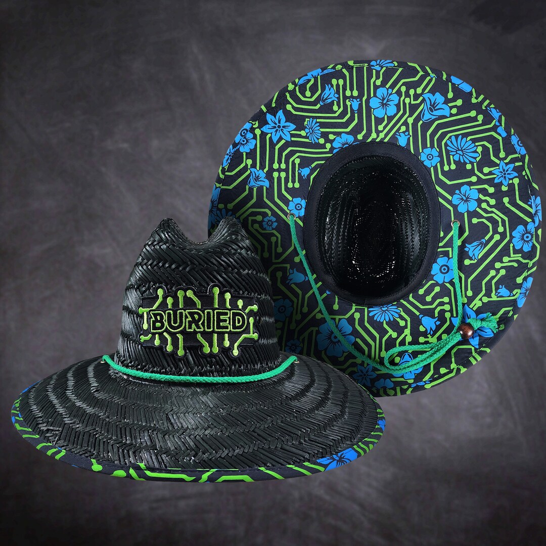 Digital Bloom Straw Hat - Etsy