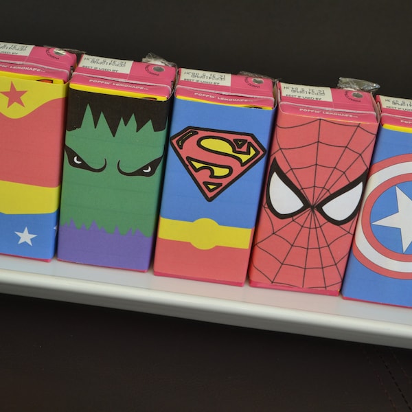 Super Heroes Party Boxes - Etsy