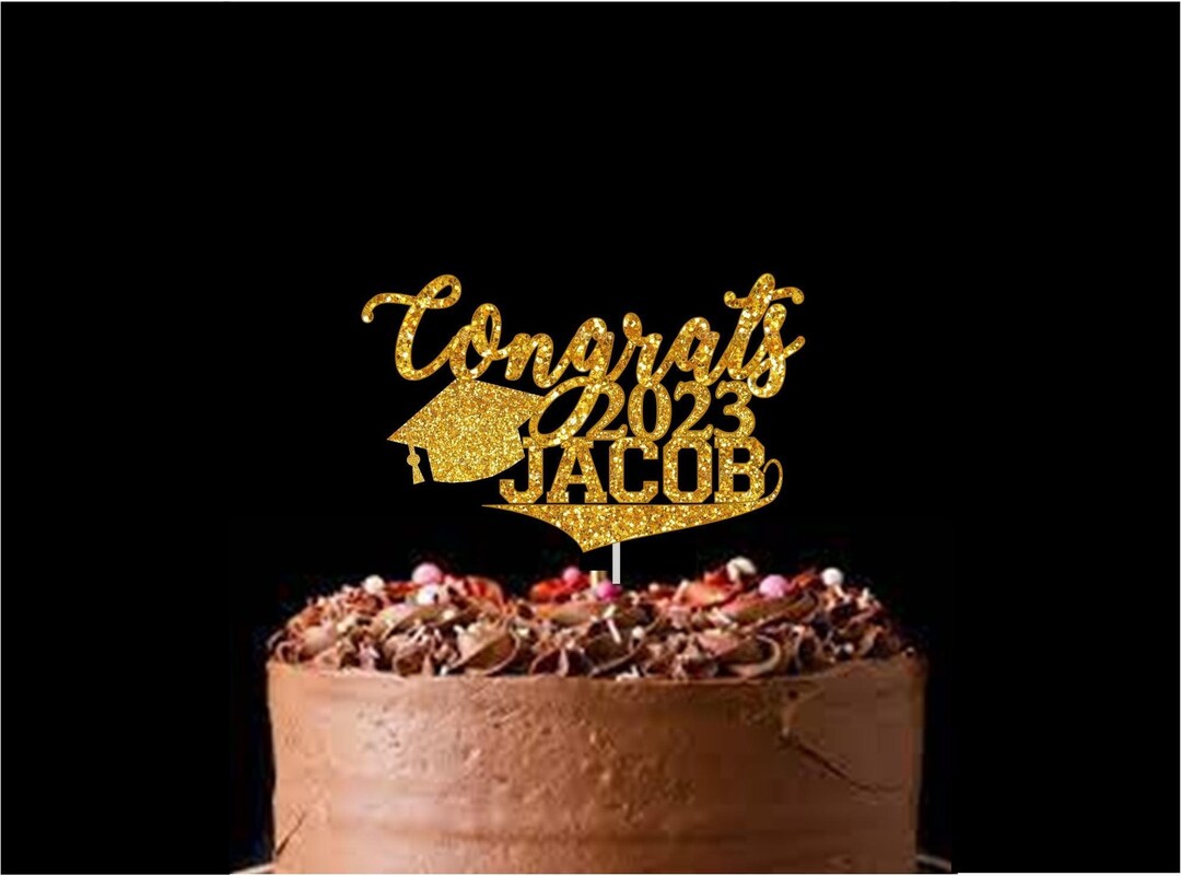 Graduation Party Decorations Graduation Cake Topper - Etsy