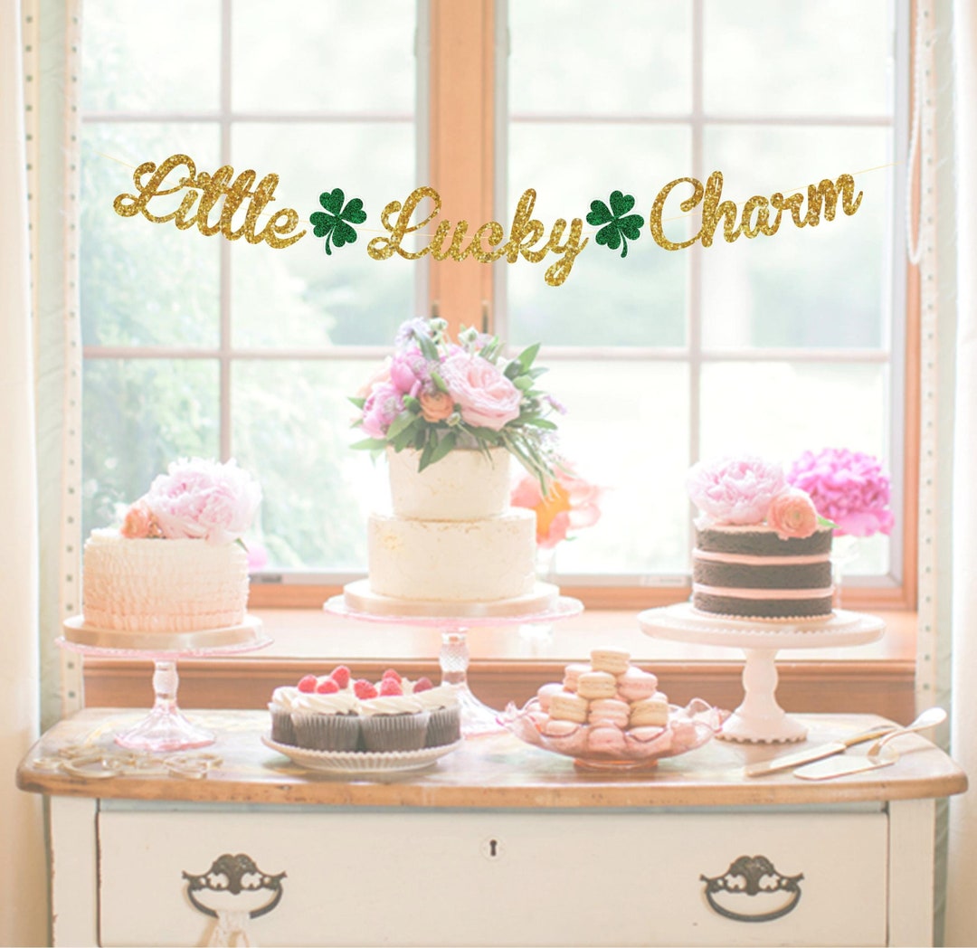 Little Lucky Charm Banner-st. Patrick's Day Birthday Banner-irish Theme ...