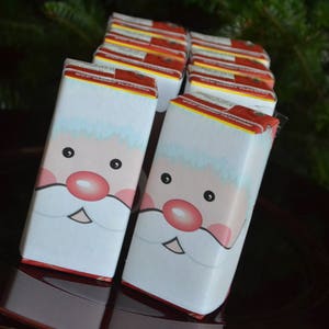 INSTANT DOWNLOAD Christmas Party Juice Box Labels- Printable Santa ...