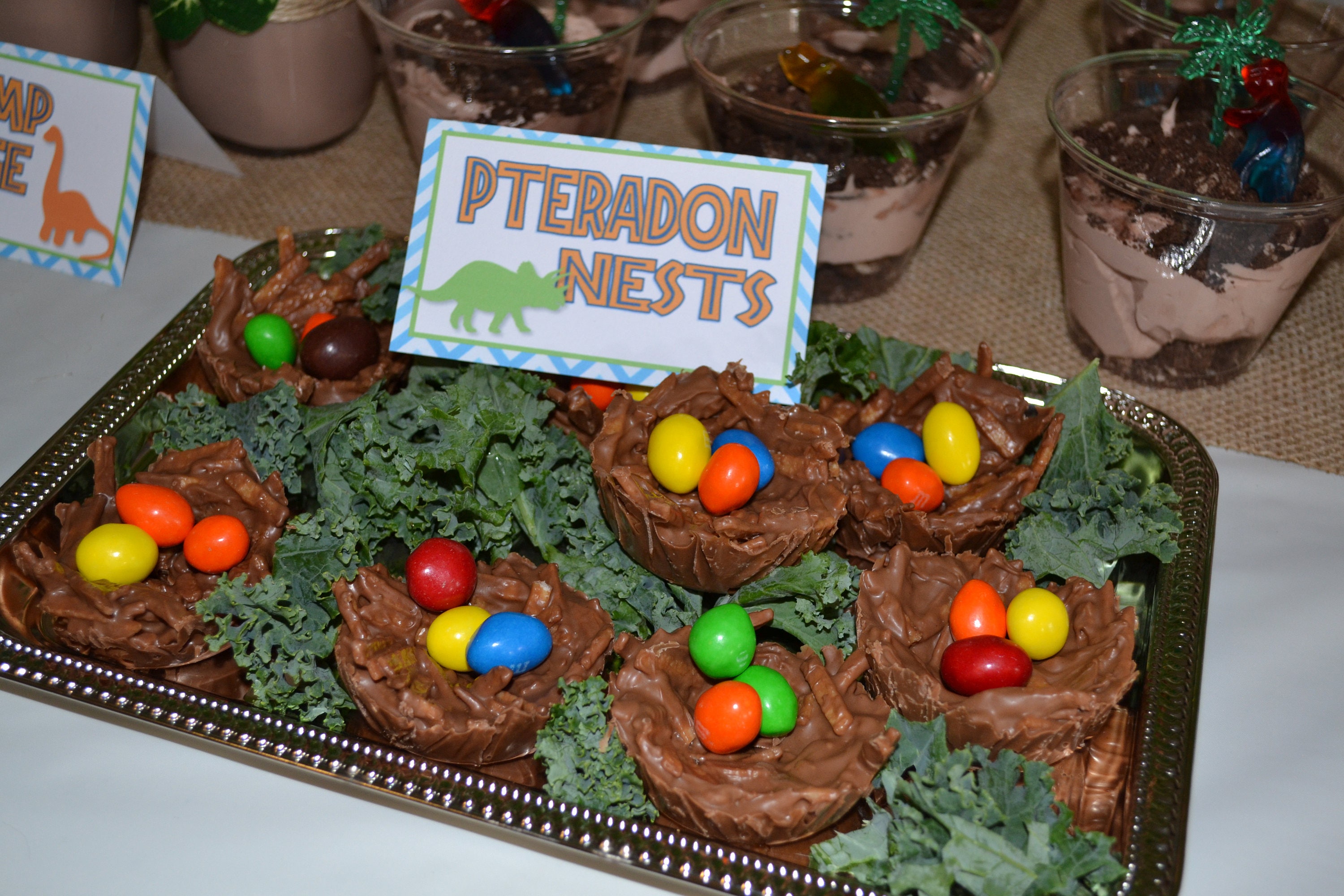 INSTANT DOWNLOAD Dinosaur Birthday Party Food Labels | Etsy