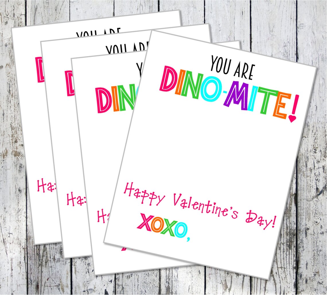 INSTANT DOWNLOAD Valentine's Day Card School Valentines - Etsy