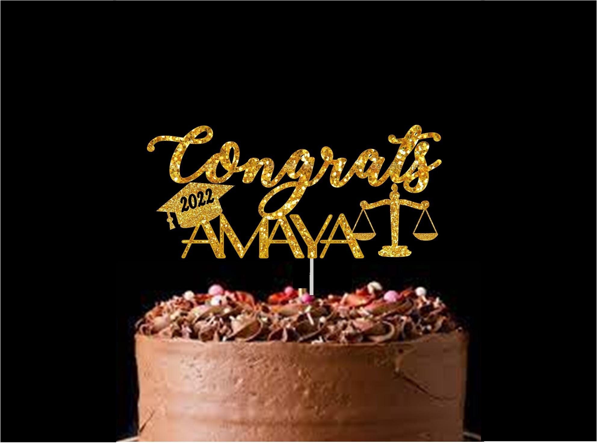 Lawyer Graduation Cake Topper-law School Graduation - Etsy