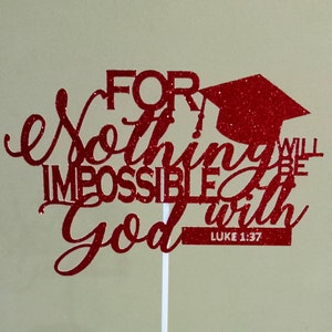 Graduation Decorations 2023-graduation Party Cake Topper-religious Cake ...