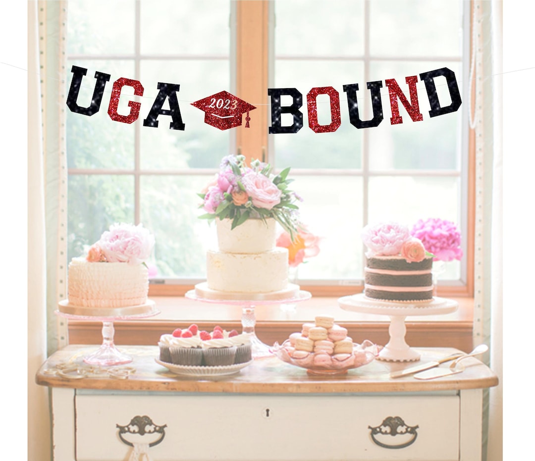 Graduation Custom College Bound Banner Sign Garland Grad - Etsy