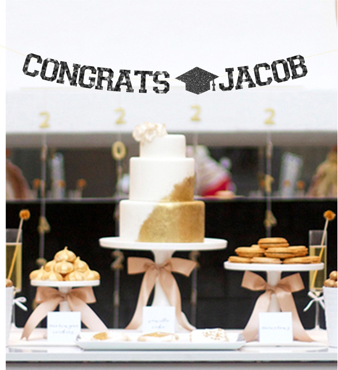 Custom Congrats Graduation Banner - Graduation Banner - Congratulations ...