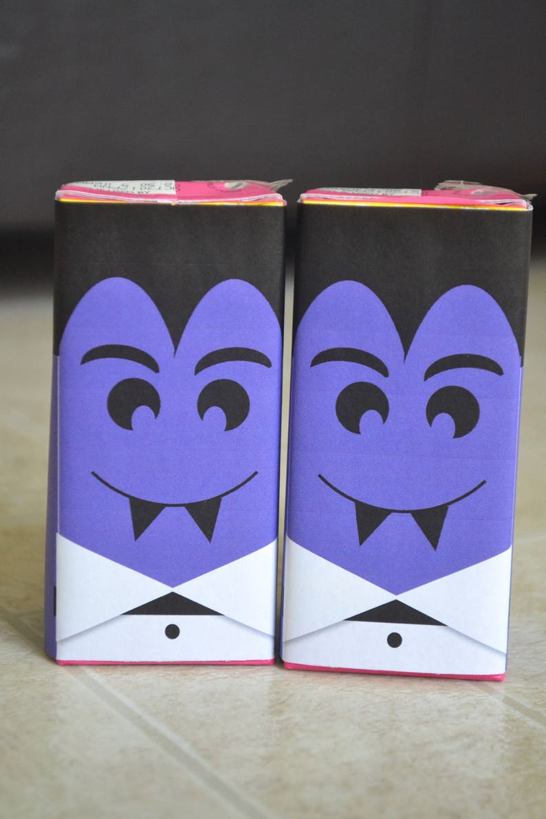 INSTANT DOWNLOAD Halloween Party Juice Box Labels - Printable Vampire ...