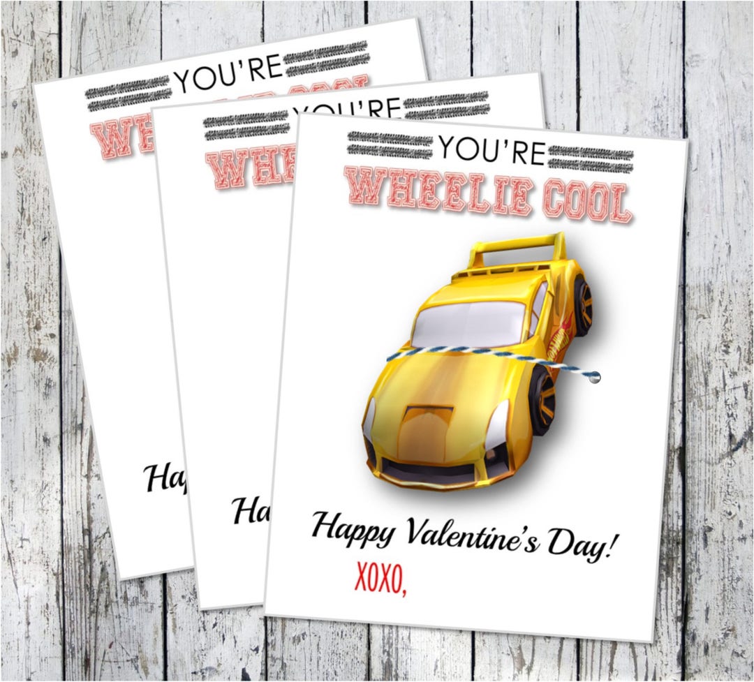 INSTANT DOWNLOAD Valentine's Day Card, School Valentines, Boy Valentine ...