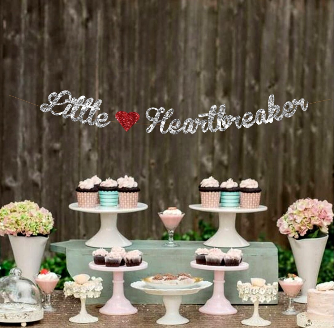 Little Heartbreaker Banner-valentine's Day Birthday Banner-valentine ...