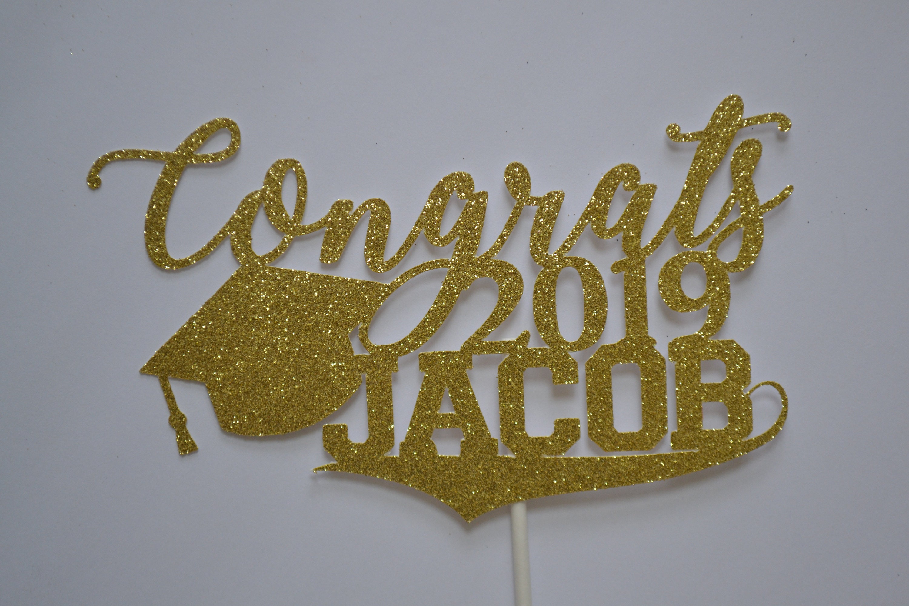 Custom Graduation Party Cake Topper - Graduation Party Decorations ...