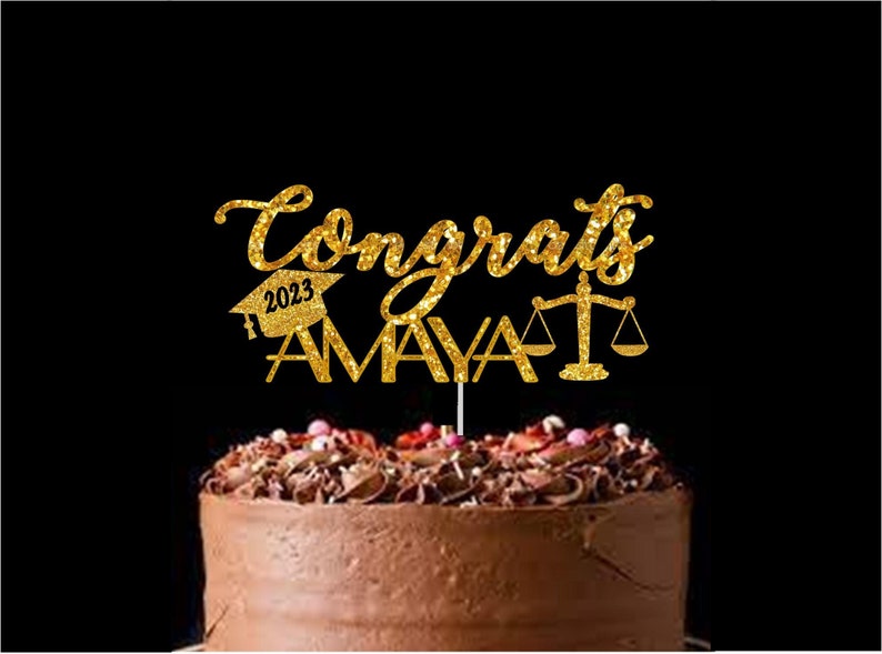 Lawyer Graduation Cake Topper-law School Graduation - Etsy