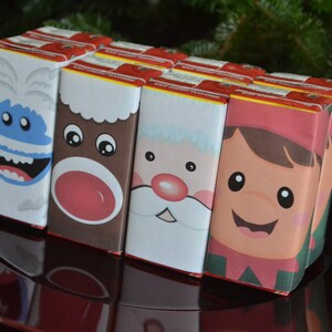 INSTANT DOWNLOAD Christmas Party Juice Box Labels- Printable Holiday ...