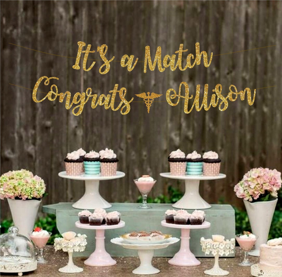 Match Day Party Decorations-match Day 2025-it's a Match Custom Banner ...