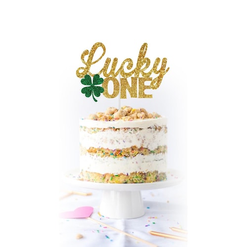 Lucky One Cake Topper Lucky One First Birthday Party Lucky - Etsy