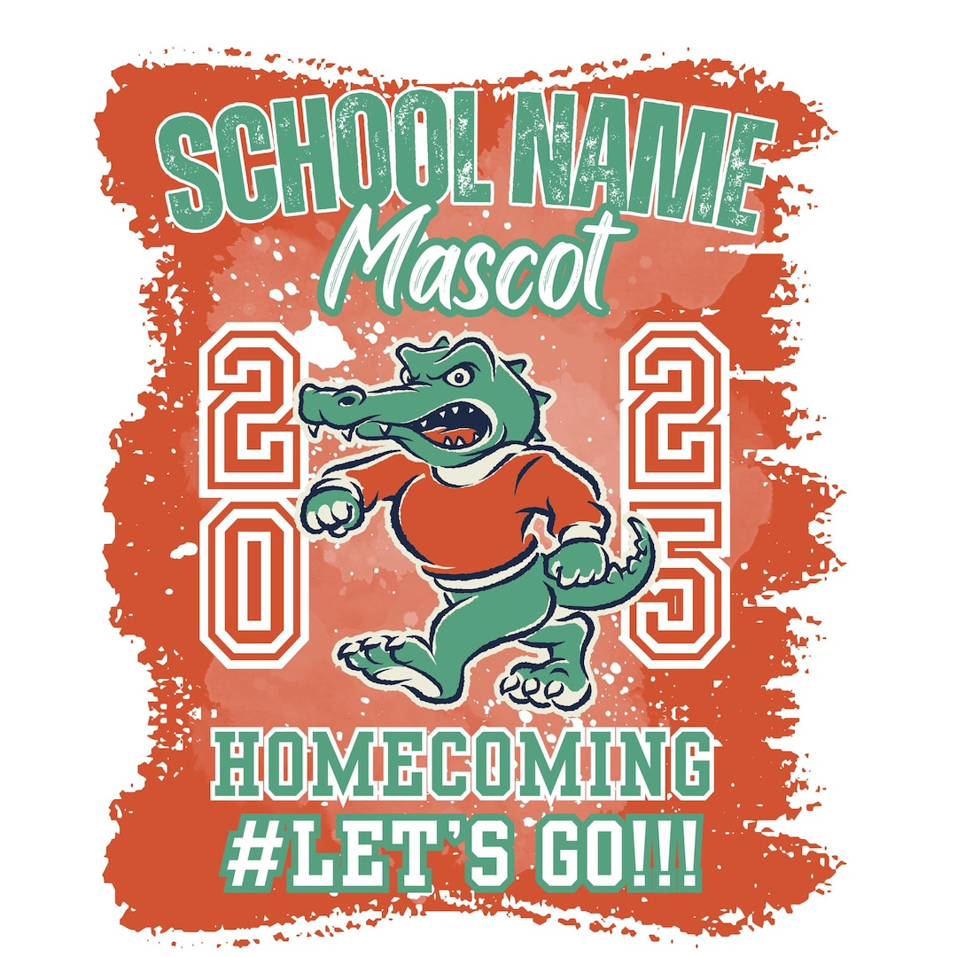 5 Custom Homecoming T-shirt | Personalized School Mascot Design | Class ...