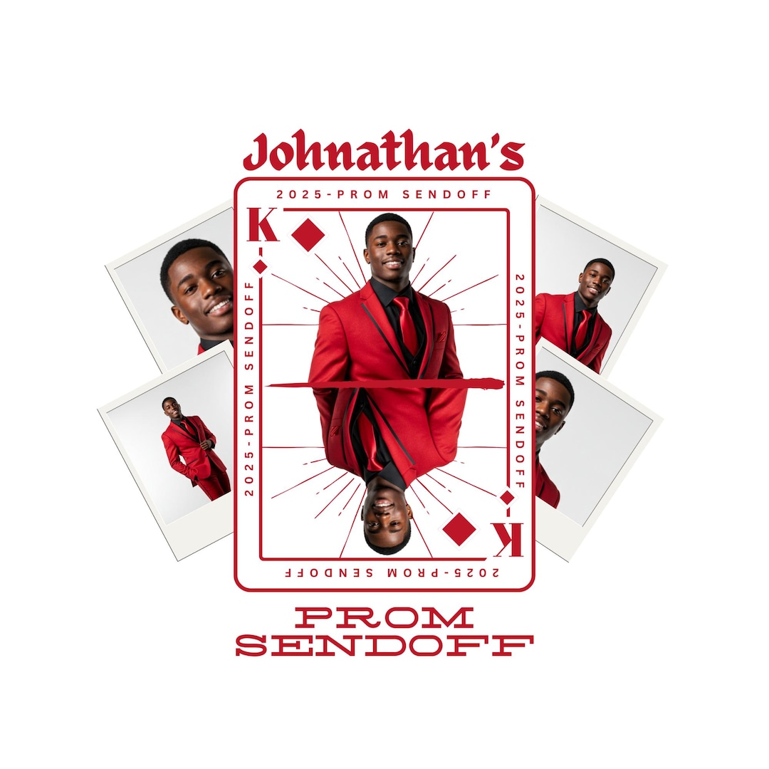 16 Red Prom Send off T Shirt Designs Canva Templates, Add Photo 2025 T ...