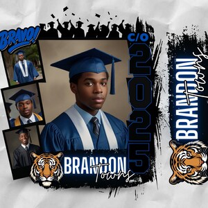 8 Class of 2025 Graduation Tumbler Designs Bundle Canva Template Bundle ...