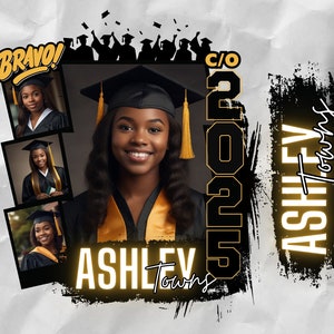 8 Class of 2025 Graduation Tumbler Designs Bundle Canva Template Bundle ...