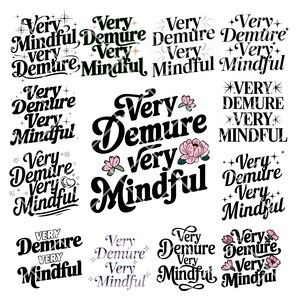 13 Trendy Tiktok Demure Aesthetic Pngs | Minimalist | Elegant Digital ...