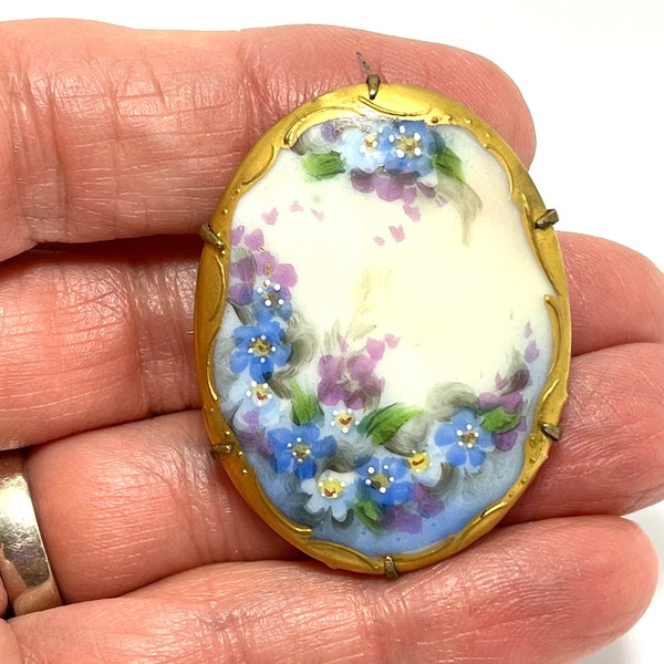 Porcelain Brooch - Etsy