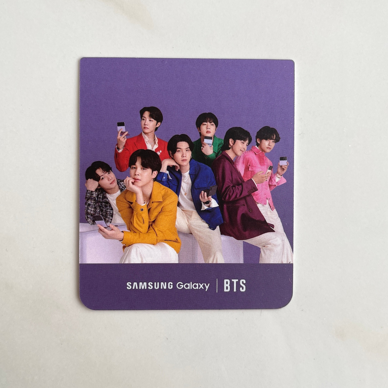 BTS Samsung Pop UP Merch SF Official Photocards - Etsy