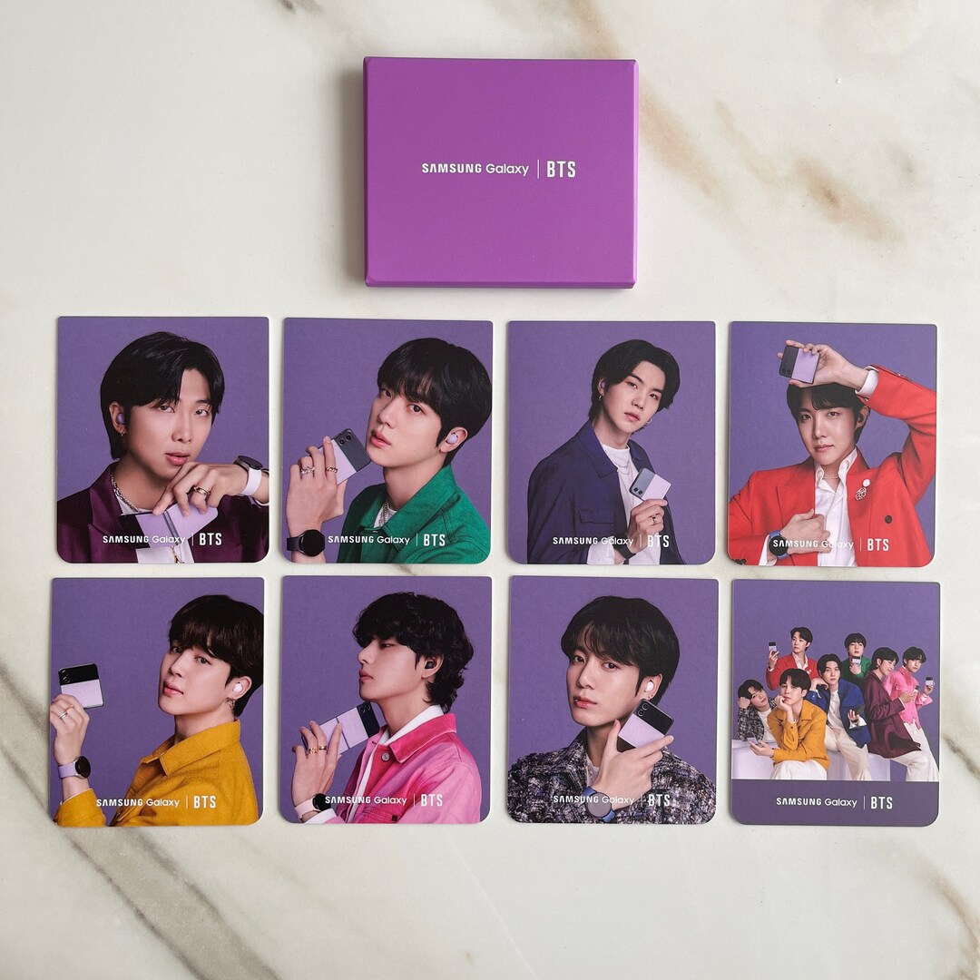 BTS Samsung Pop UP Merch SF Official Photocards - Etsy