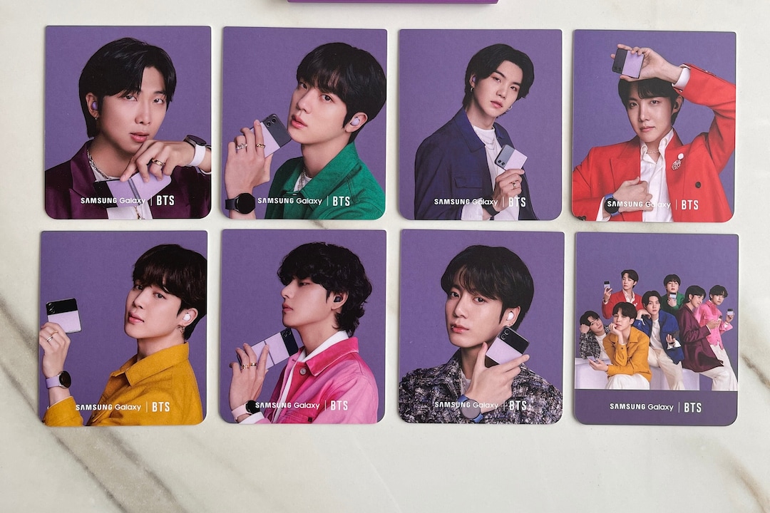 BTS Samsung Pop UP Merch SF Official Photocards With Stamped Shipping ...