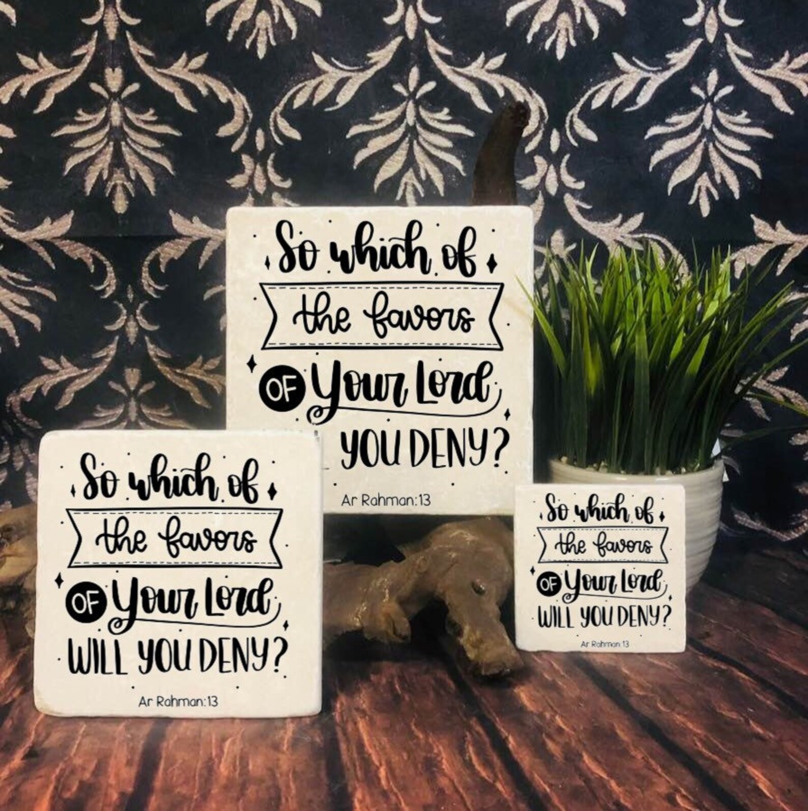 So which of the favours of your Lord will you deny Little | Etsy