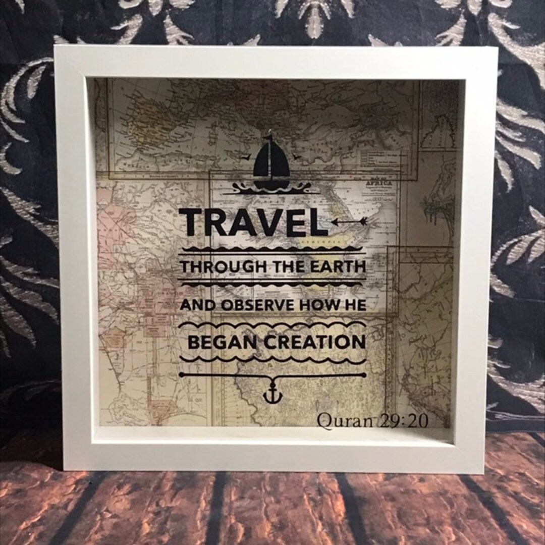 Travel Through the Earth Shadow Box - Etsy