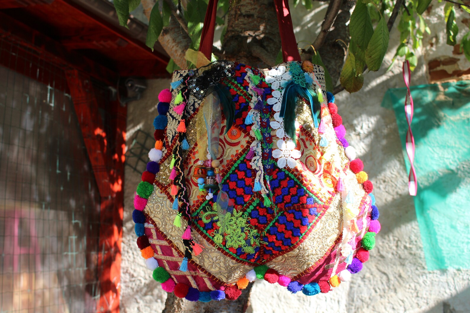 Embroided Handmade Bohemian Vintage Indian Bag Big Size - Etsy