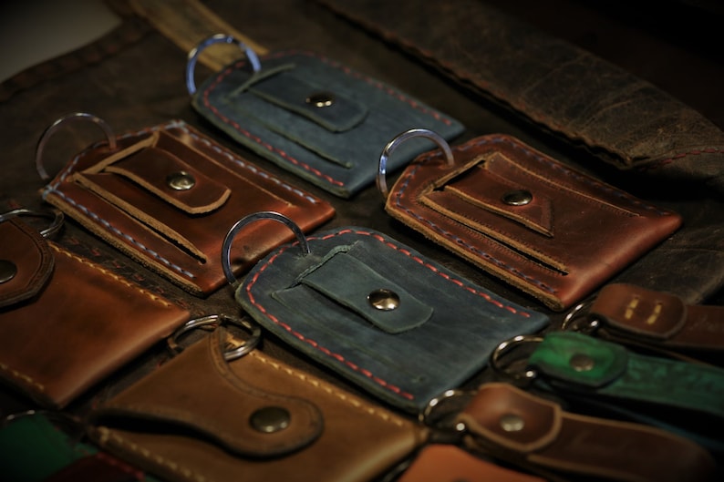 Bag Swag Luggage Tag Handmade Personalized Rustic Leather - Etsy