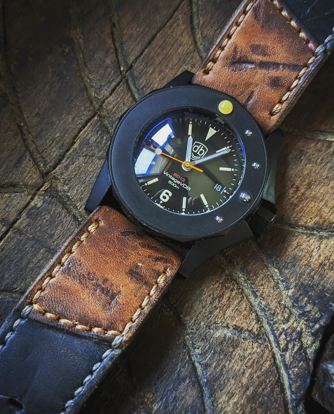 Madmax / Hannibal AFH Amazing Horween Leather Rustic Watch Strap Band ...