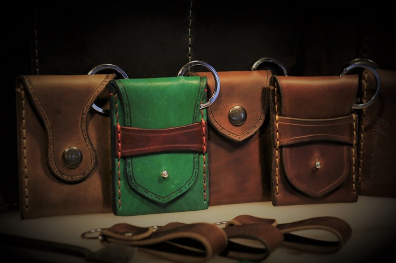 Bag Swag Luggage Tag Handmade Personalized Rustic Leather | Etsy