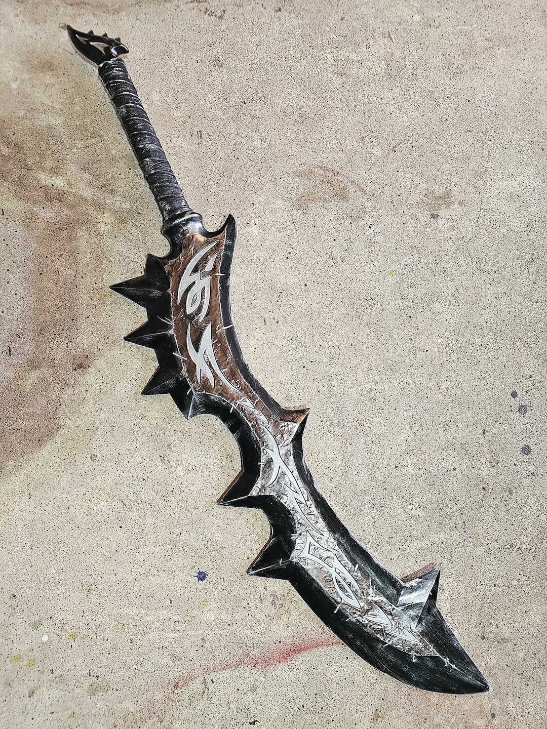 Fantasy Obsidian Sword - Etsy