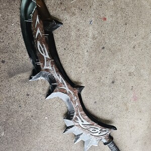 Fantasy Obsidian Sword - Etsy