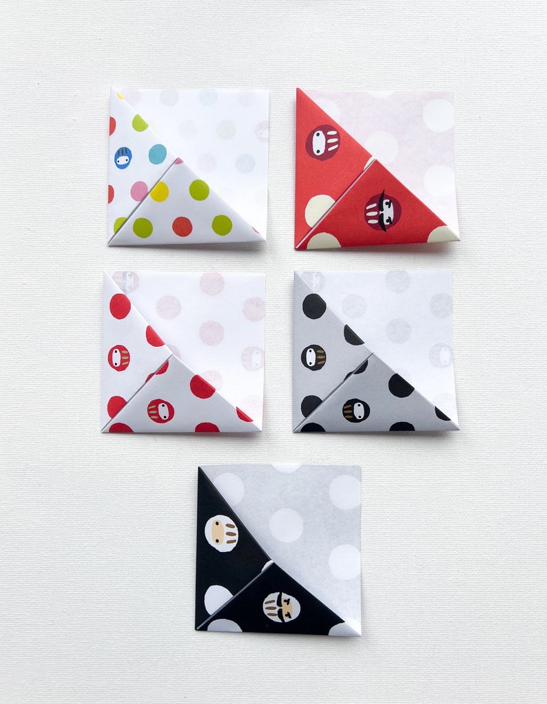 Japanese Origami Bookmark, Origami Paper Book Corner, Gift for Book ...