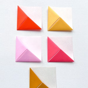 Japanese Origami Bookmark, Origami Paper Book Corner, Gift for Book ...