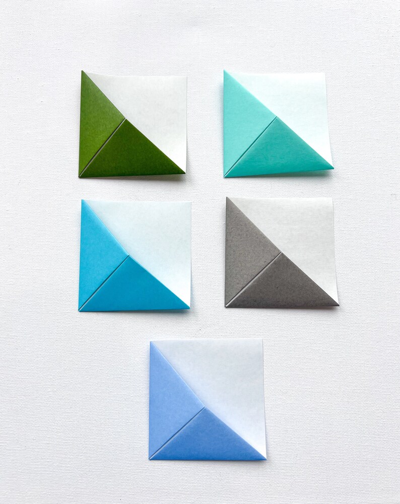 Japanese Origami Bookmark, Origami Paper Book Corner, Gift for Book ...