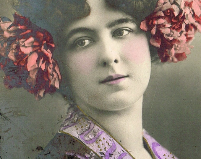 Miss Wini Grabitz, 1900s Hungarian Opera Star in Japanese Geisha ...