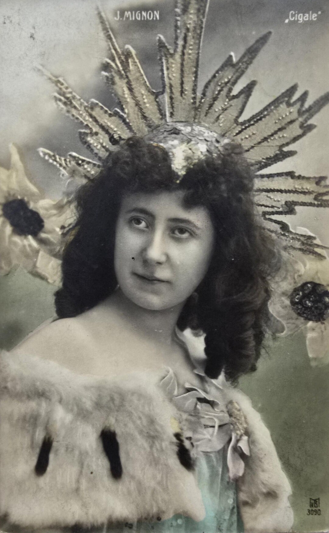 Belle Epoque Actress // Mademoiselle Mignon // Theatrical Headdress ...