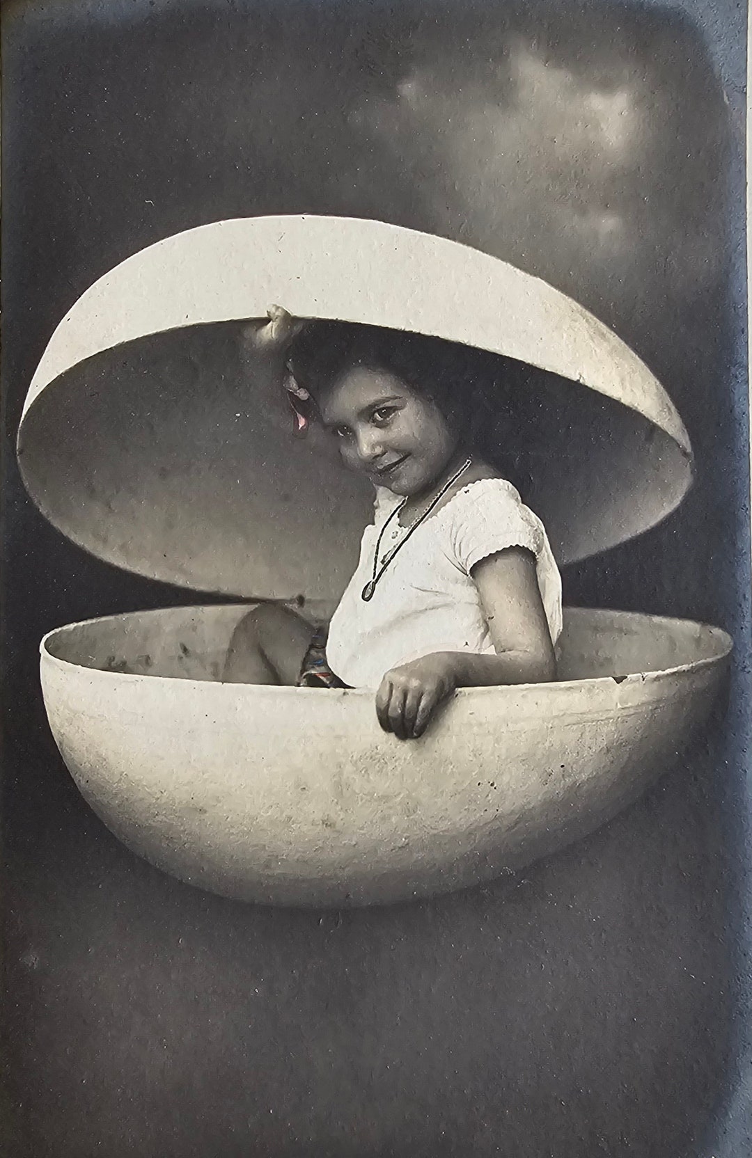 Whimsical Cocoon /// Belle Epoque Girl Portrait /// Easter Egg ...