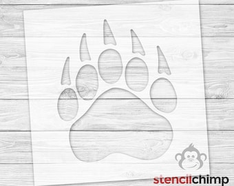 Bear Paw Print | Etsy