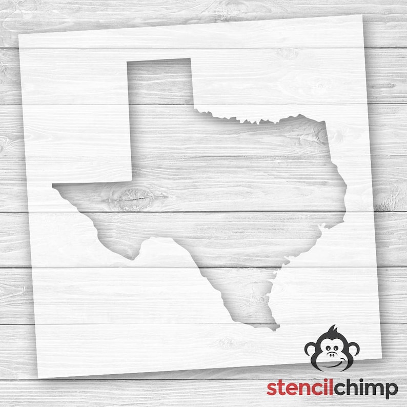 Texas Stencil | Texas State Outline | Lone Star State | Texas Pride ...